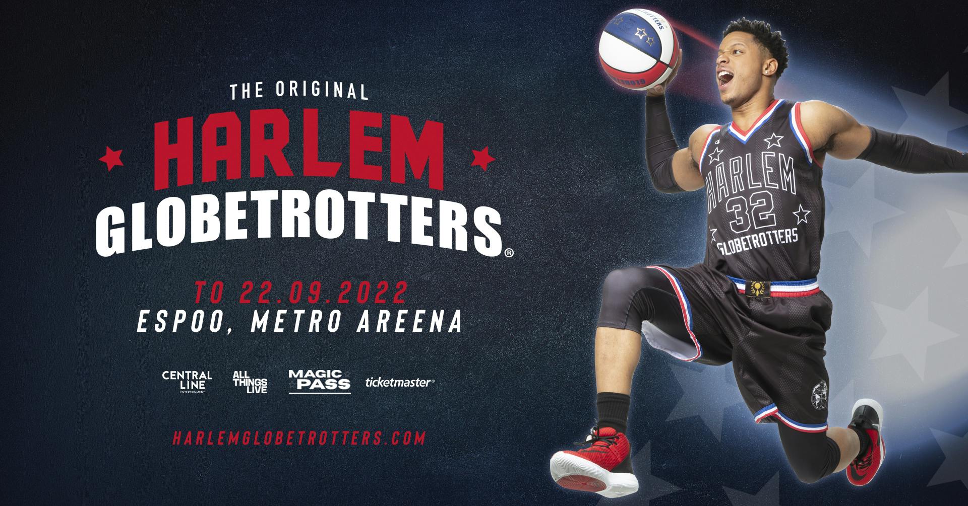 Harlem Globetrotters VIP-paketit 2022 - Elämys Live